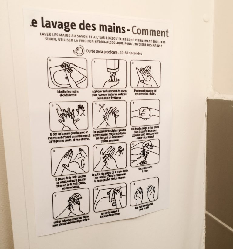 Sensibilisation au lavage de mains - MJC Jean Cocteau